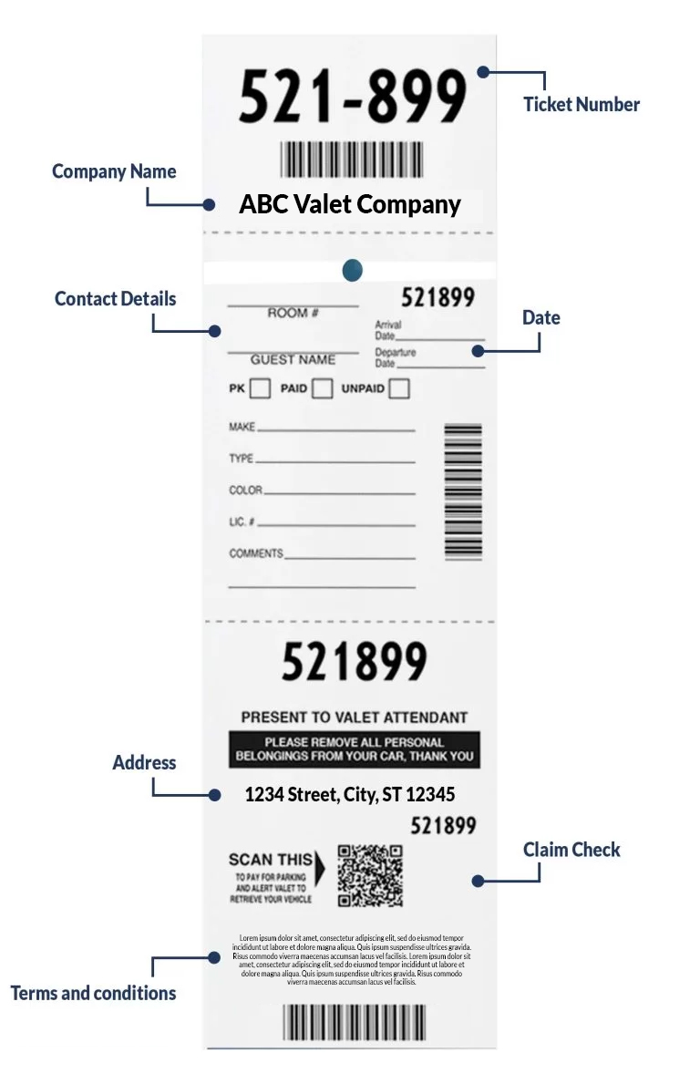 How Can Customized Valet Parking Tickets Can Enhance My Valet Service?